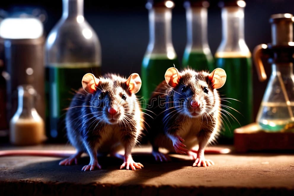 Rat in Science Laboratory, Experimental Animal Experiments, Animal ...