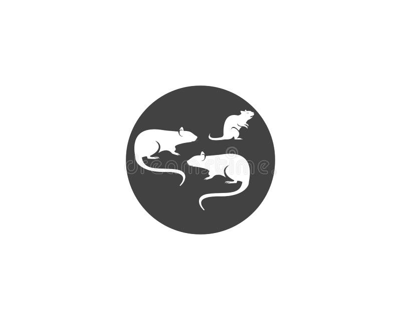 Rat Silhouette Logo Design Graphic Stock Vector - Illustration of ...