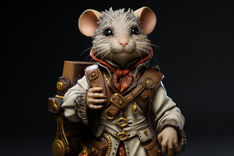 Rat-tending School when a Rat Wears a Uniform. Generative by Ai Stock ...
