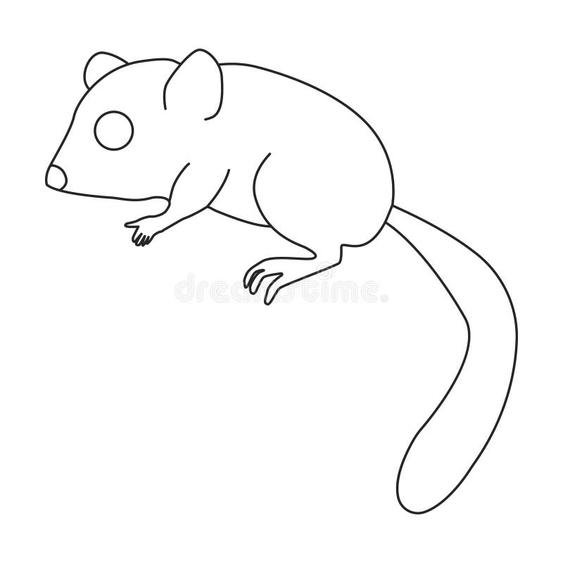 Mouse Running Outline Stock Illustrations – 191 Mouse Running Outline ...