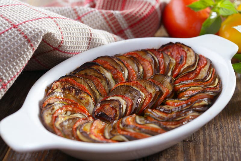 Ratatouille stock photo. Image of macro, basil, towel - 33969034