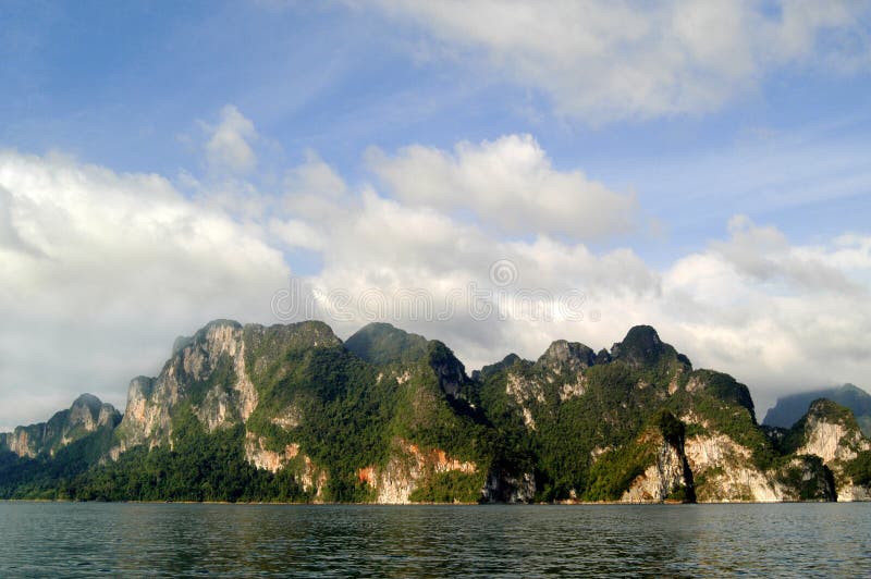 Ratchaprapa Dam stock photo. Image of clouds, peace, ratchaprapa - 30864106