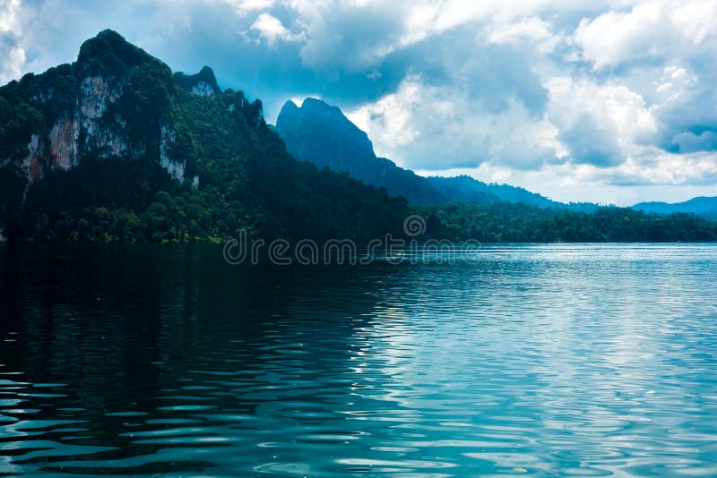 Ratchaprapa Dam stock photo. Image of clouds, peace, ratchaprapa - 30864106