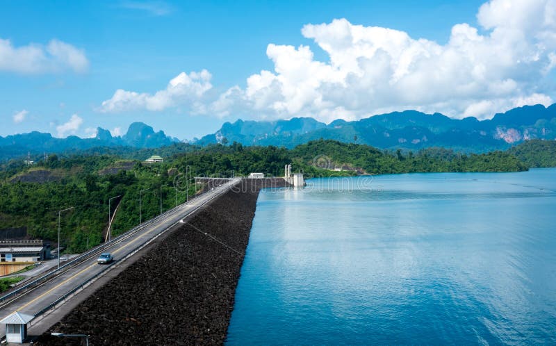 Ratchaprapa Dam stock photo. Image of nature, power, summer - 47394370