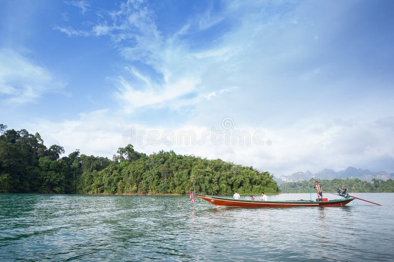 Ratchaprapha Dam editorial image. Image of cheow, kayak - 64426950