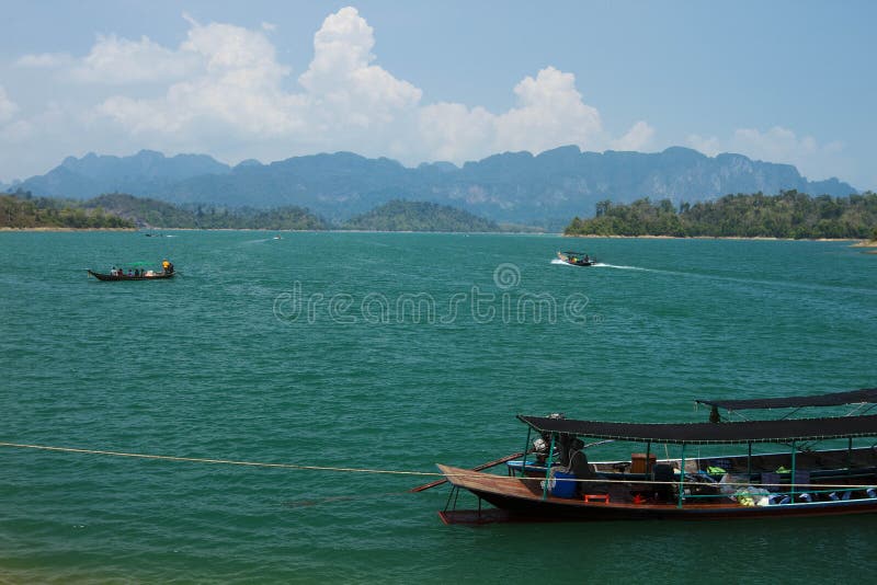Ratchaprapha dam stock photo. Image of asia, national - 40684198