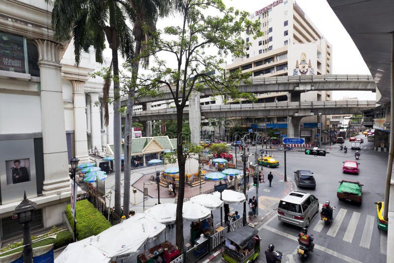 Ratchaprasong District in Bangkok Editorial Stock Image - Image of ...