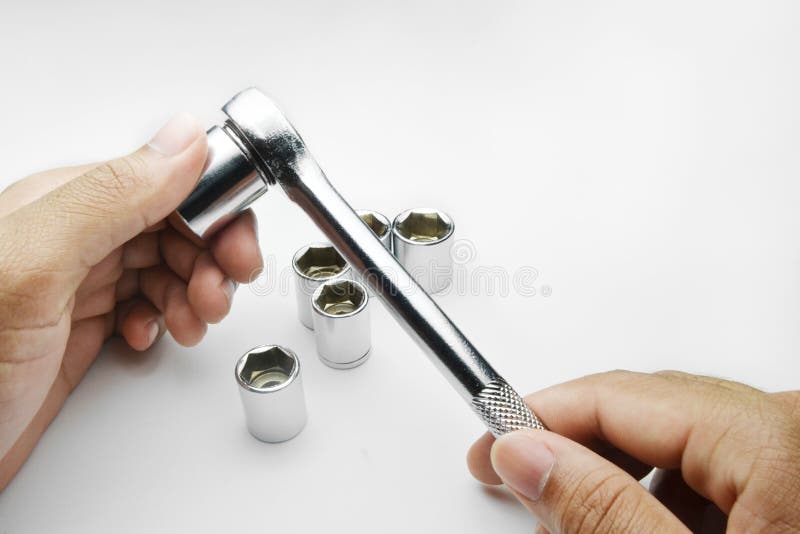 Socket wrench stock photo. Image of maintenance, assembling - 32412402