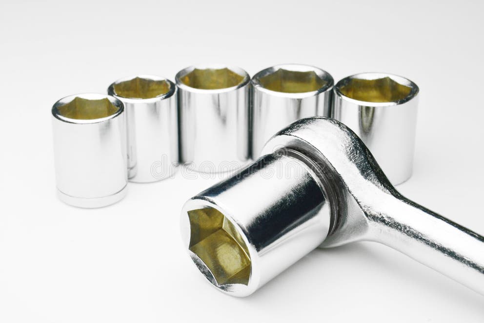 Socket wrench stock image. Image of material, duty, ratchet - 32374243