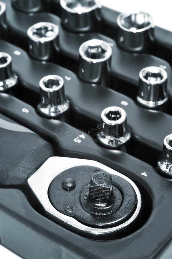 Ratchet wrench set stock photo. Image of toolkit, tradesman - 32684914