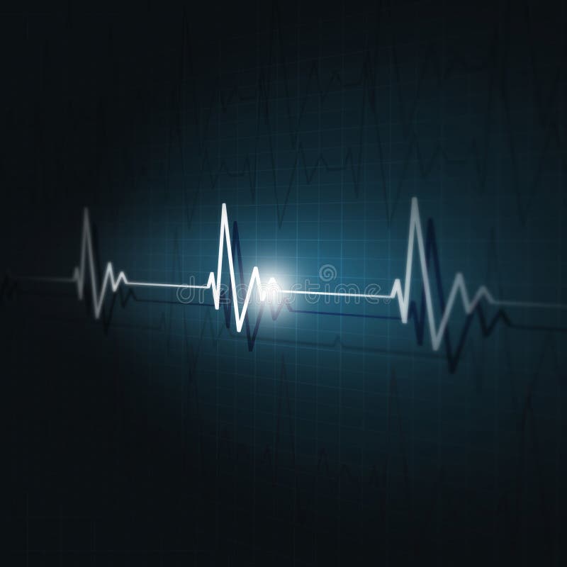 Heart Pulse Rhythm stock illustration. Illustration of medicine - 86442250