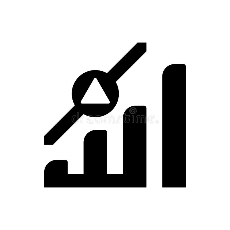 Rate increase icon stock vector. Illustration of illustrations - 218947724