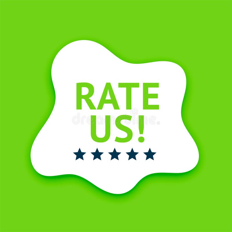 Rate or Rank Us Fluid Background Share Your Experience Today Stock ...