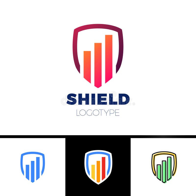 Rate Shield Secure Logo Template Design Vector Stock Vector ...