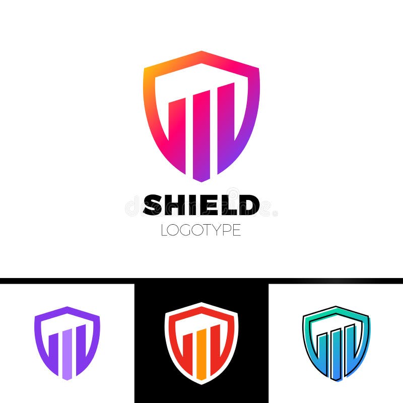 Rate Shield Secure Logo Template Design Vector Stock Illustration ...
