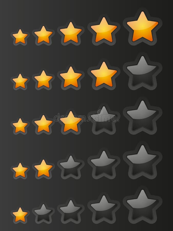 Rate stars stock vector. Illustration of group, internet - 32340683