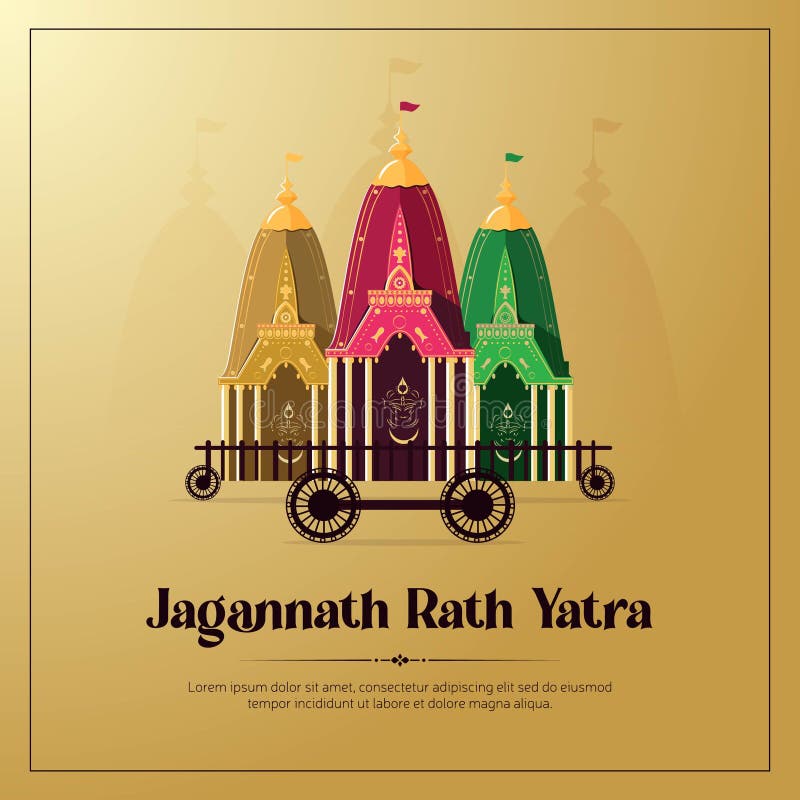 Jagannath Rath Stock Illustrations – 757 Jagannath Rath Stock ...