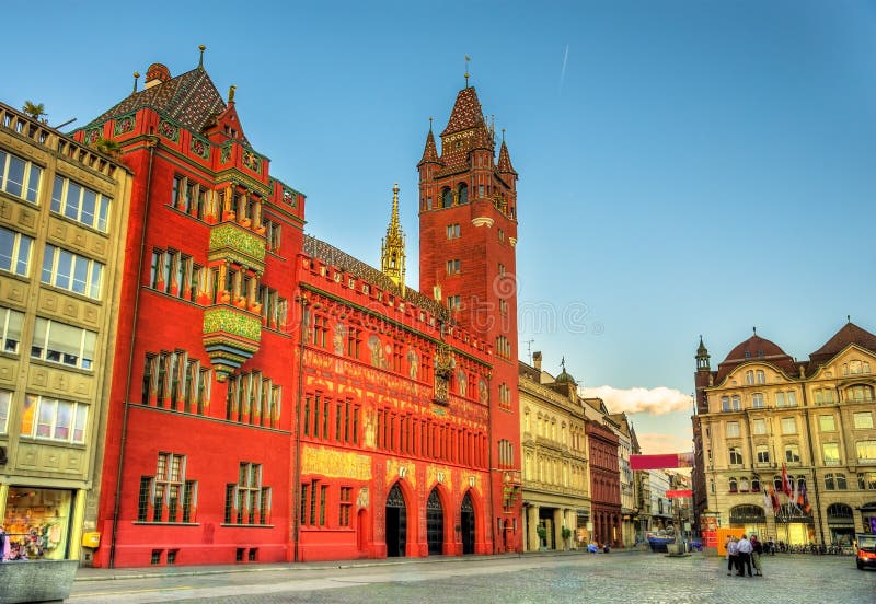 Rathaus, Ayuntamiento - Suiza Basilea Foto de archivo - Imagen de suiza ...