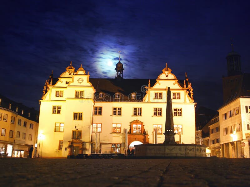 Rathaus Der Deutschen Stadt Darmstadt Stockfoto - Bild von geschichte ...
