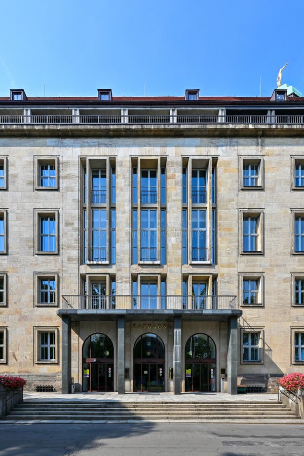 Rathaus Dresden - Germany stock image. Image of german - 313839565