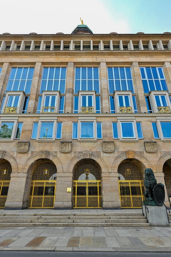 Rathaus Dresden - Germany stock photo. Image of city - 313839768