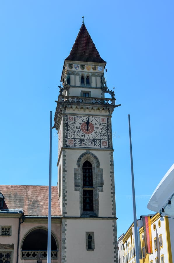 Rathaus passau stockbild. Bild von hallen, deutsch, historisch - 31272823