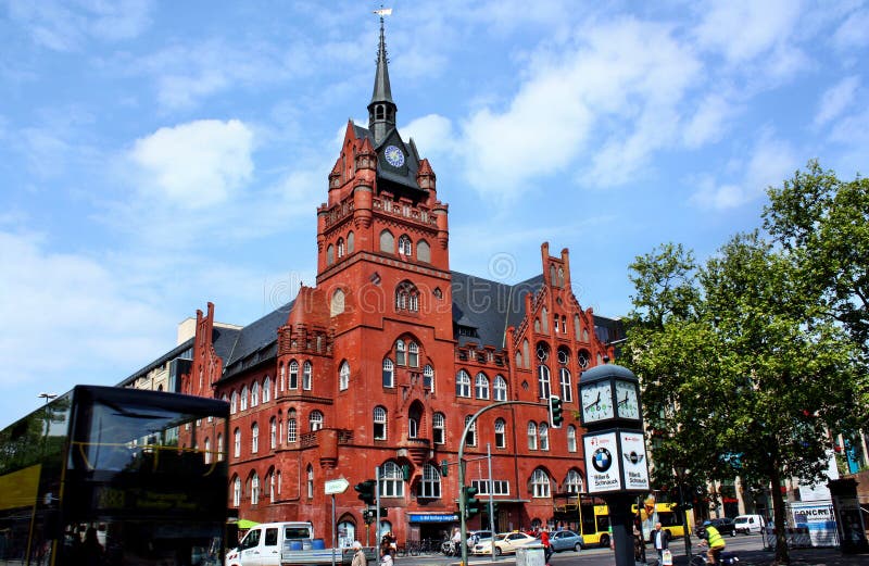 Rathaus Steglitz in Berlin editorial photo. Image of architecture ...