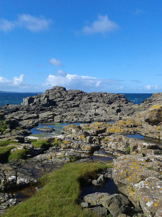 Rathlin Island view. stock image. Image of view, river - 60195975