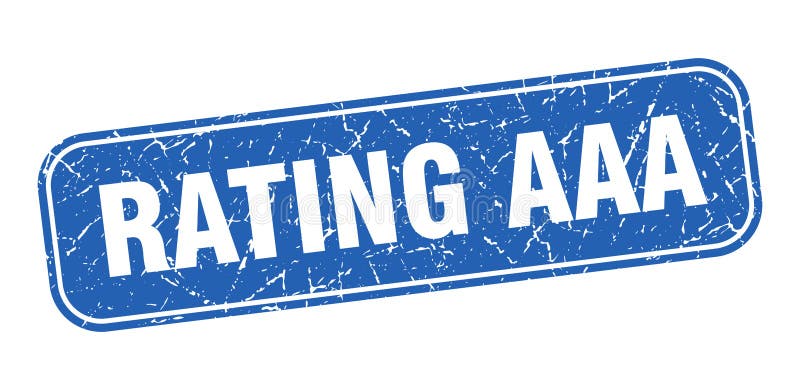 Rating Aaa Stamp. Rating Aaa Square Grungy Isolated Sign Stock Vector ...