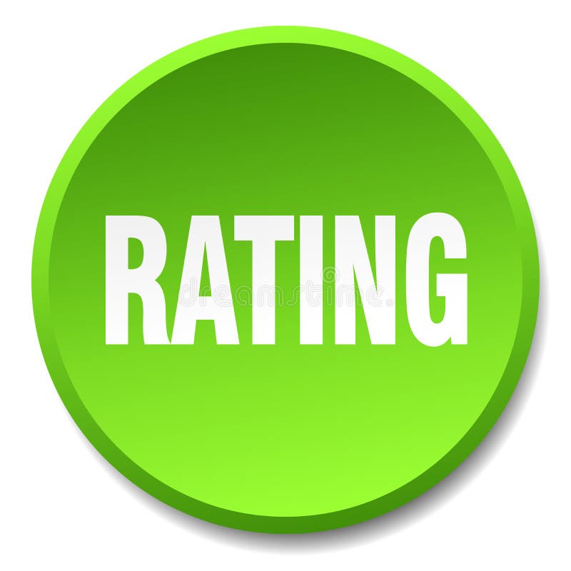 Rating button stock vector. Illustration of threedimensional - 122713614