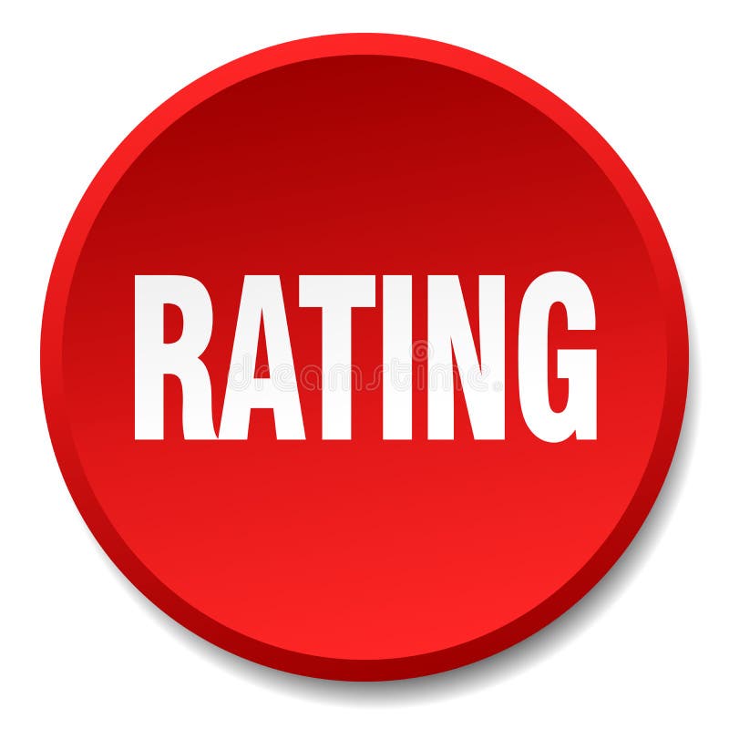 Rating button stock vector. Illustration of template - 122792484