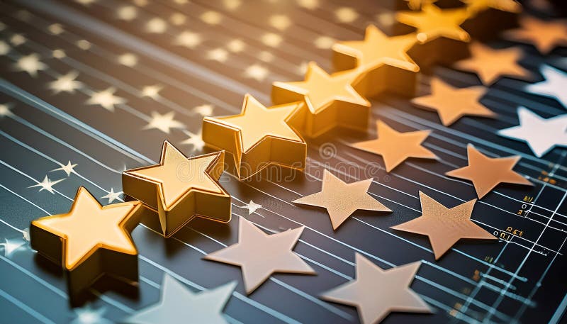 Rating Chart, Representing Analysis, Feedback, and Performance Stock ...