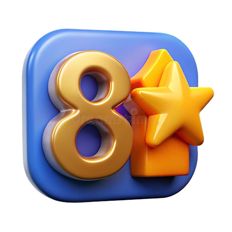 Rating 3D Icon stock illustration. Illustration of highquality - 358577567