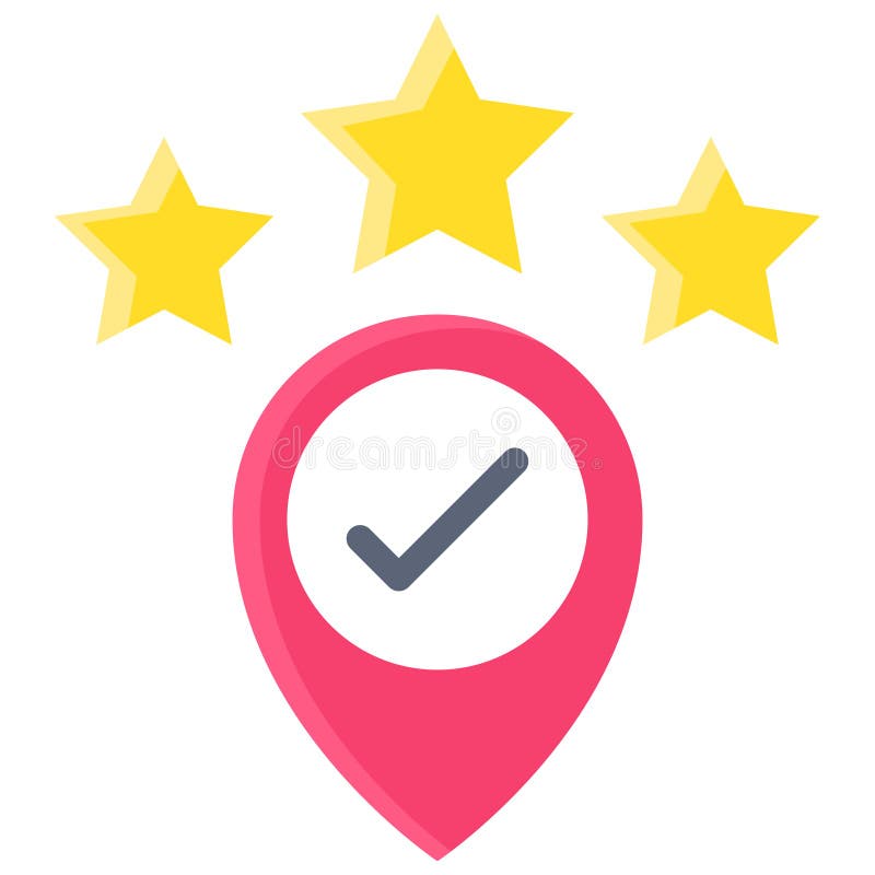 Rating Icon, Location Map and Navigation Vector Stock Vector ...