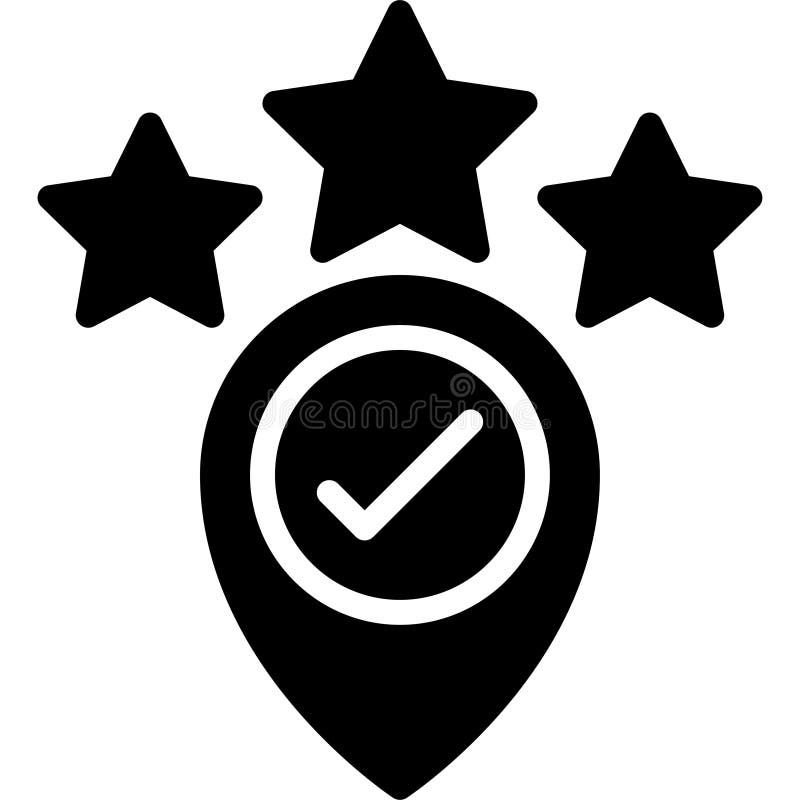 Rating Icon, Location Map and Navigation Vector Stock Vector ...
