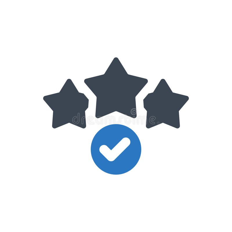Rating icon stock vector. Illustration of stars, icon - 217599003
