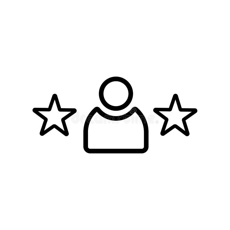 Rating Icon Vector Isolated on White Background, Rating Sign Stock ...