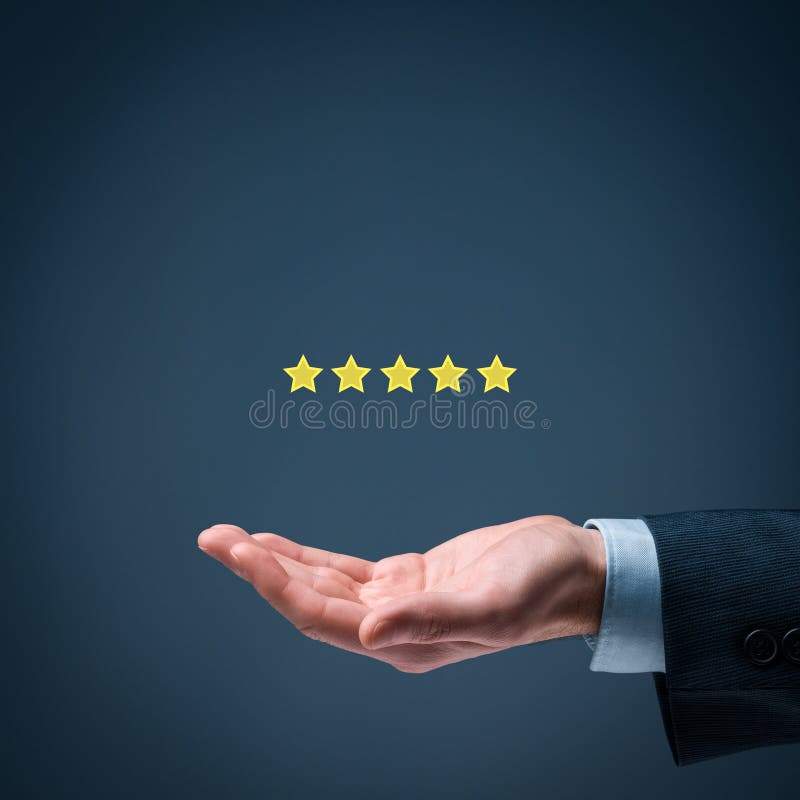 Review increase rating stock photo. Image of businessman - 71350302