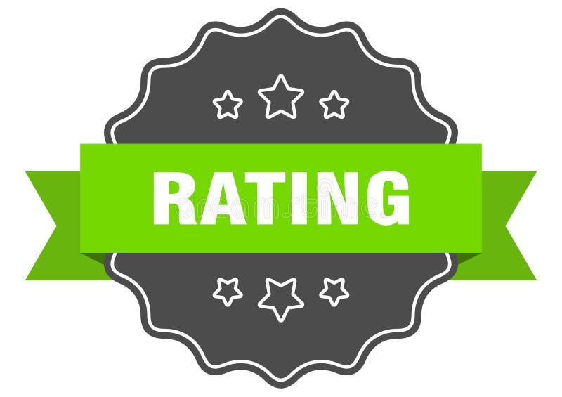 Rating Label Stars Set, Vector Illustration Stock Vector - Illustration ...