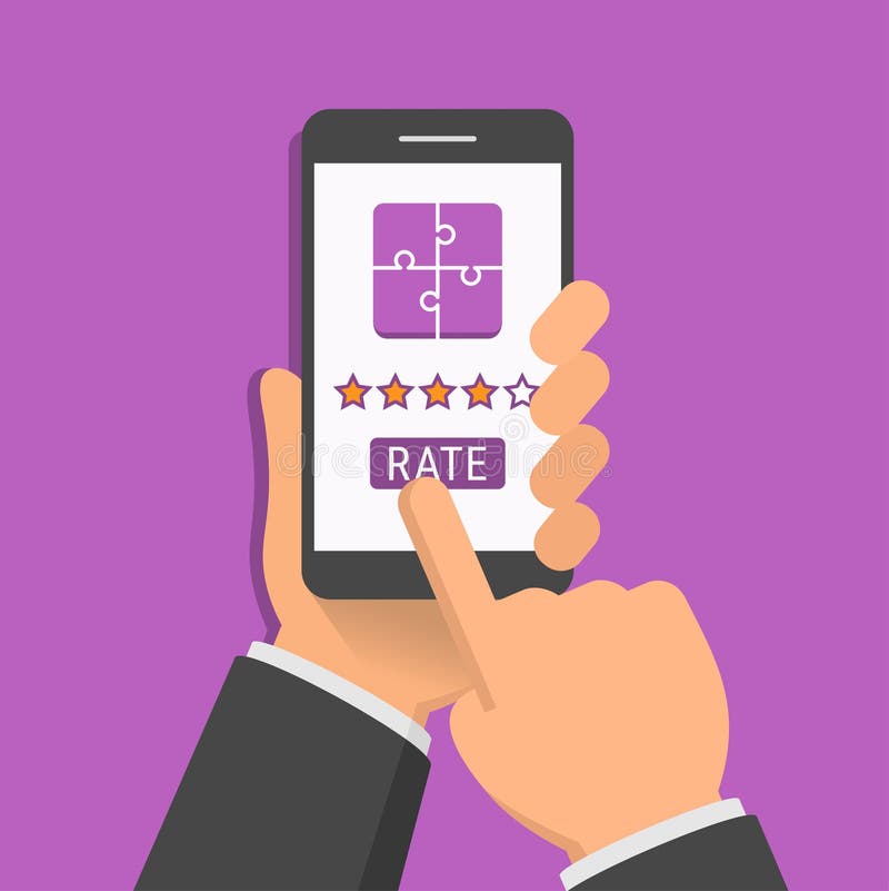 Rate us button stock vector. Illustration of internet - 156059892