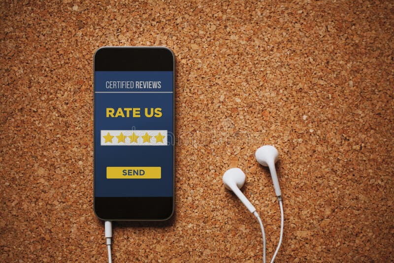 Rating Services through the Internet Stock Photo - Image of modern ...