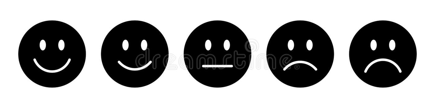 Happy Sad Face Emojies Stock Illustrations 14 Happy Sad Face Emojies