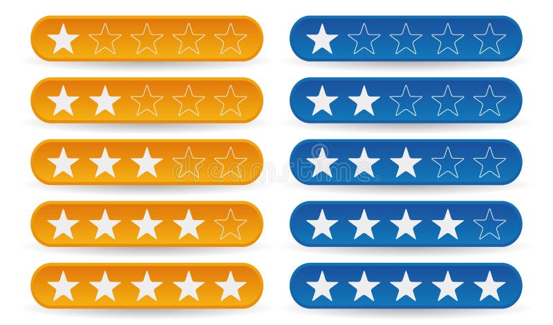 Rating stars stock vector. Illustration of isolated, ranking - 14923639