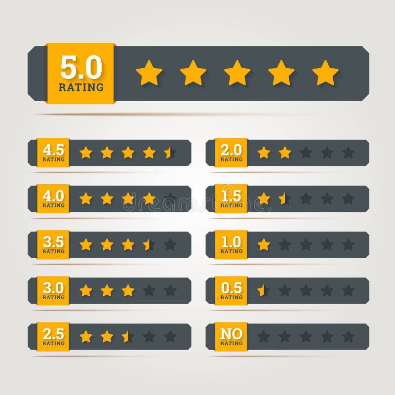 Rating stars badges. stock vector. Illustration of badge - 39545191