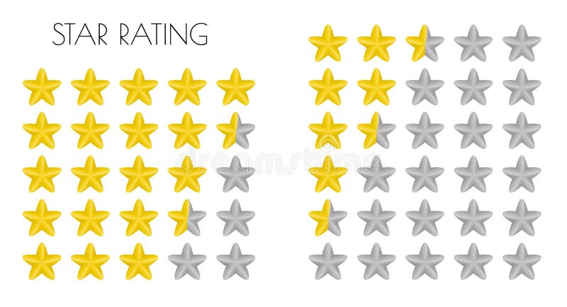 Rating stars stock vector. Illustration of cute, rate - 51580463