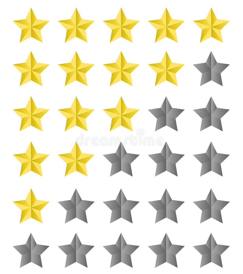 Rating stars stock vector. Illustration of statistics - 19319860