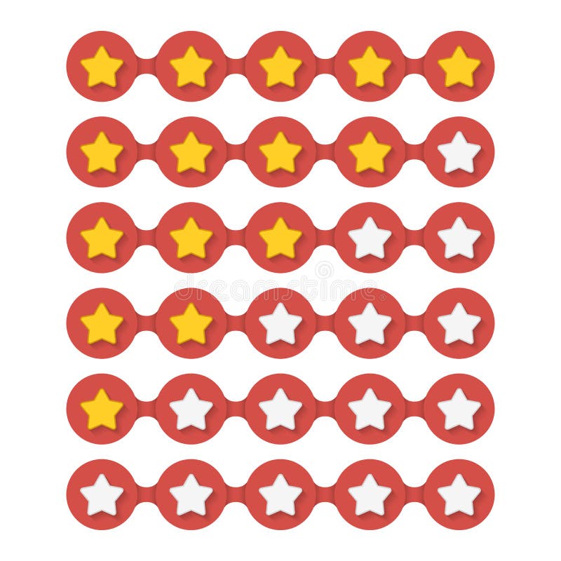 Rating Stars stock vector. Illustration of rate, template - 53388428