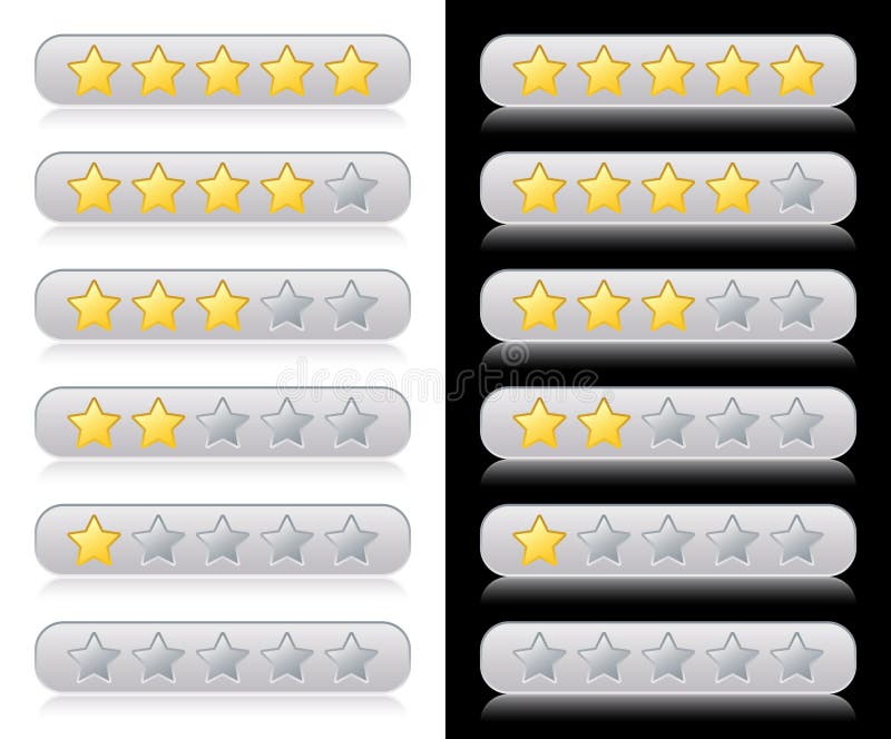 Rating stars for web stock vector. Illustration of favourite - 13825144