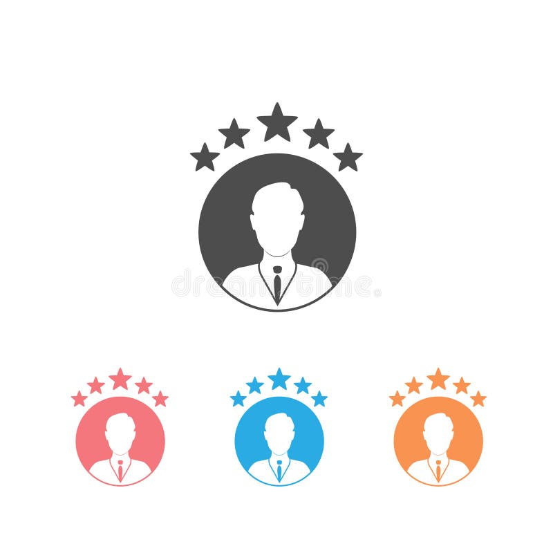 Rating Vector Icon Set Isolated on Transparent Background, Rating ...