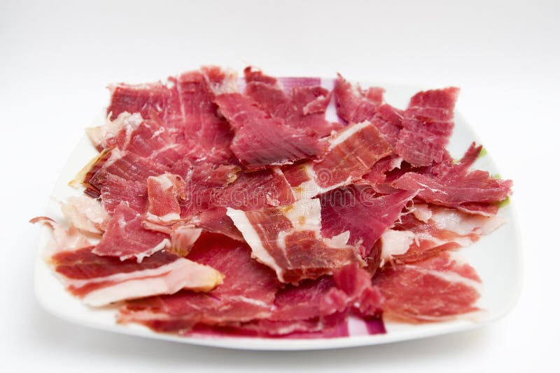 Ration of Iberian ham stock photo. Image of cured, tasty - 11639516